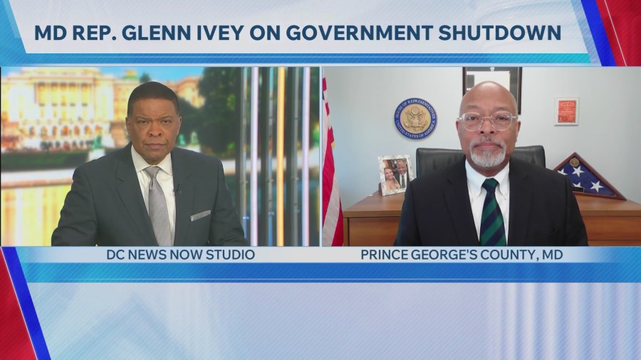 MD Rep. Glenn Ivey talks government shutdown