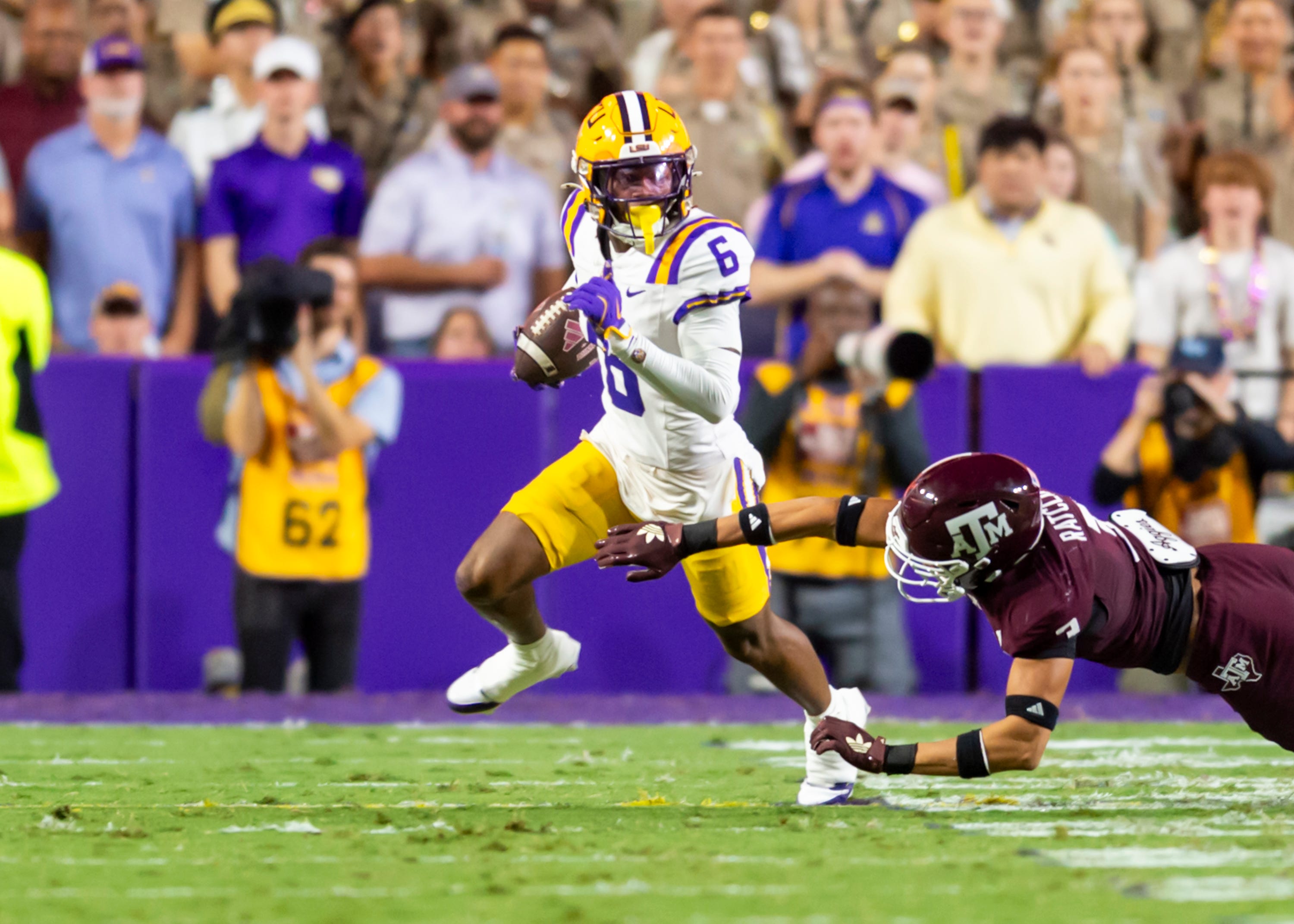 New Orleans Saints pick LSU WR Barion Brown in NFL Draft 6th round ...