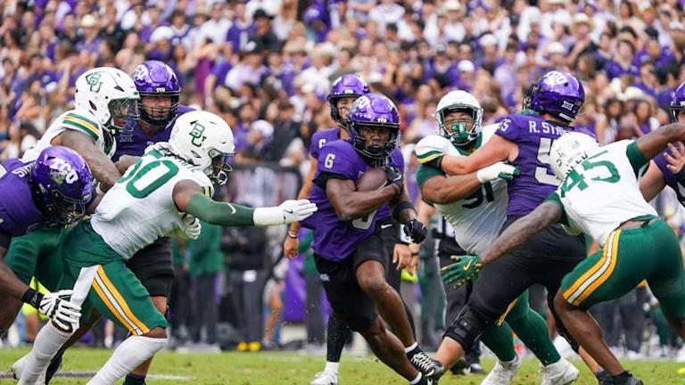 The Horned Frogs Lead West Virginia 20-7 at the Half