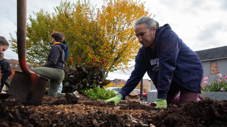 Lewiston-Auburn community plants tribute two years after mass shooting