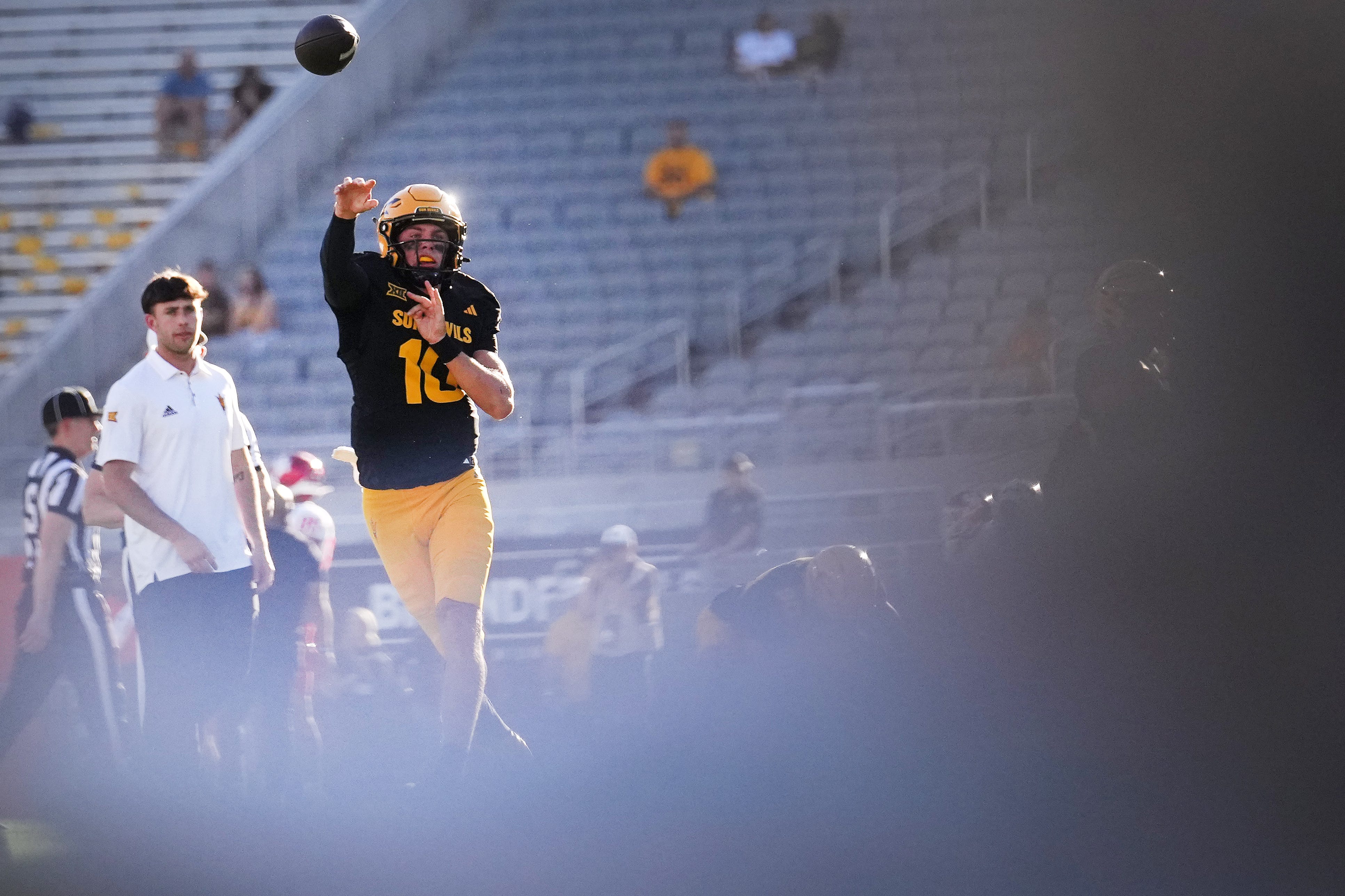 Arizona State could be without QB Sam Leavitt in Week 10 after another ...