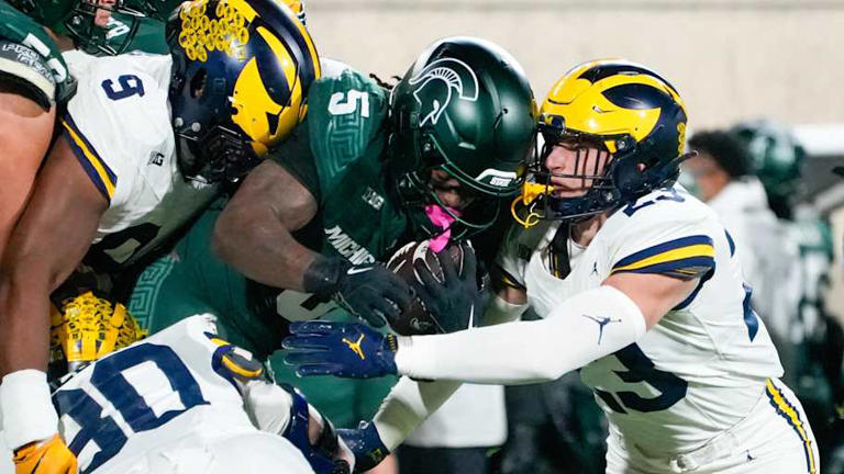 Michigan State Beaten Again by Michigan, 31-20