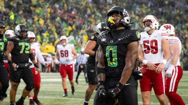 The Freshman Who Made A Case As Oregon's Best Running Back In Wisconsin Win
