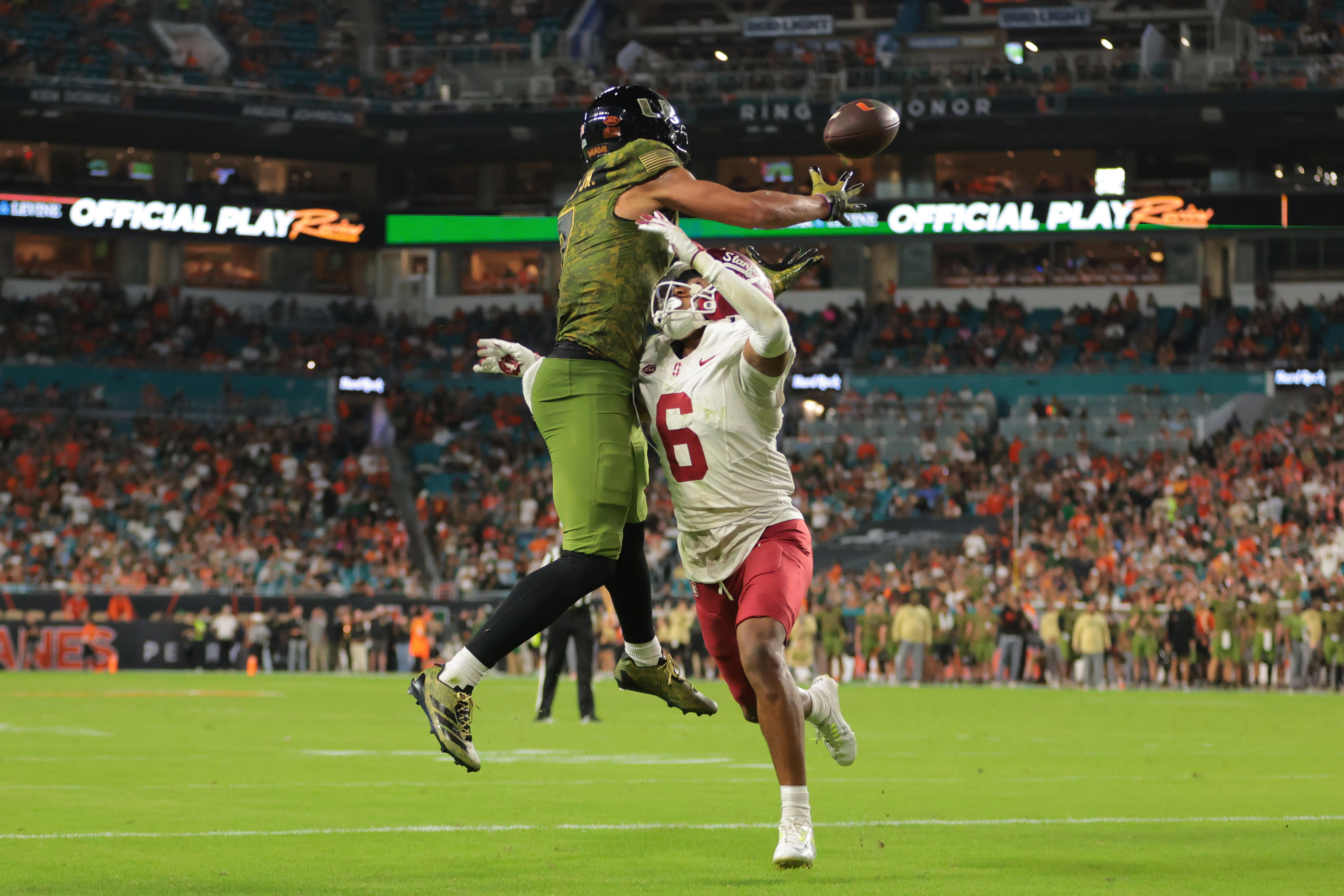 Miami football vs Stanford highlights. Hurricanes run away from ...