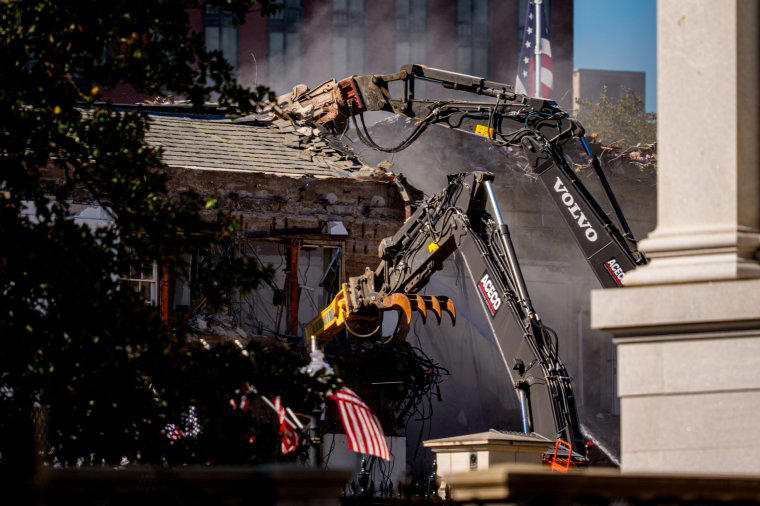 How Trump tore down the White House East Wing, day by day