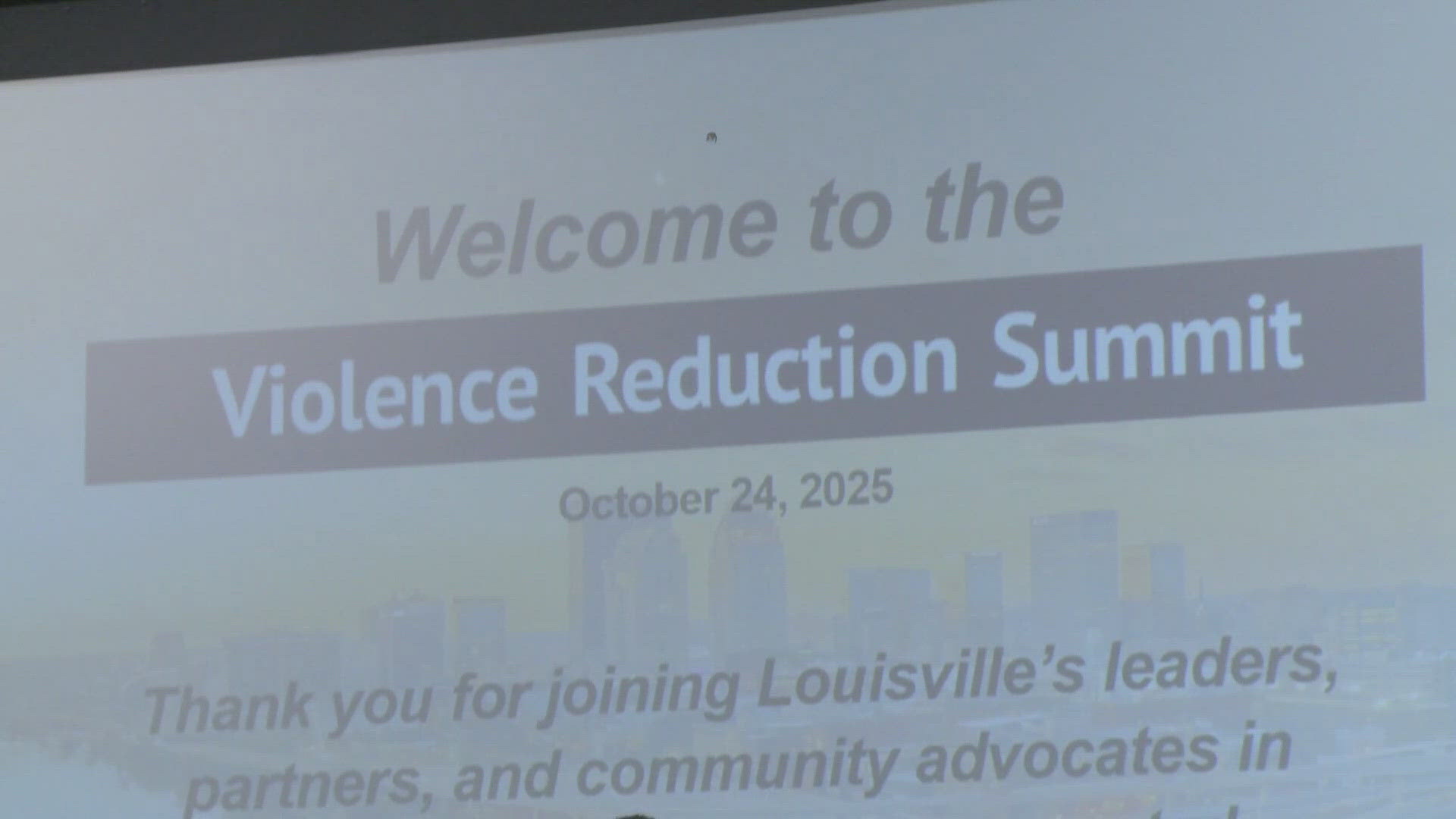 3rd annual Violence Reduction Summit held in Louisville