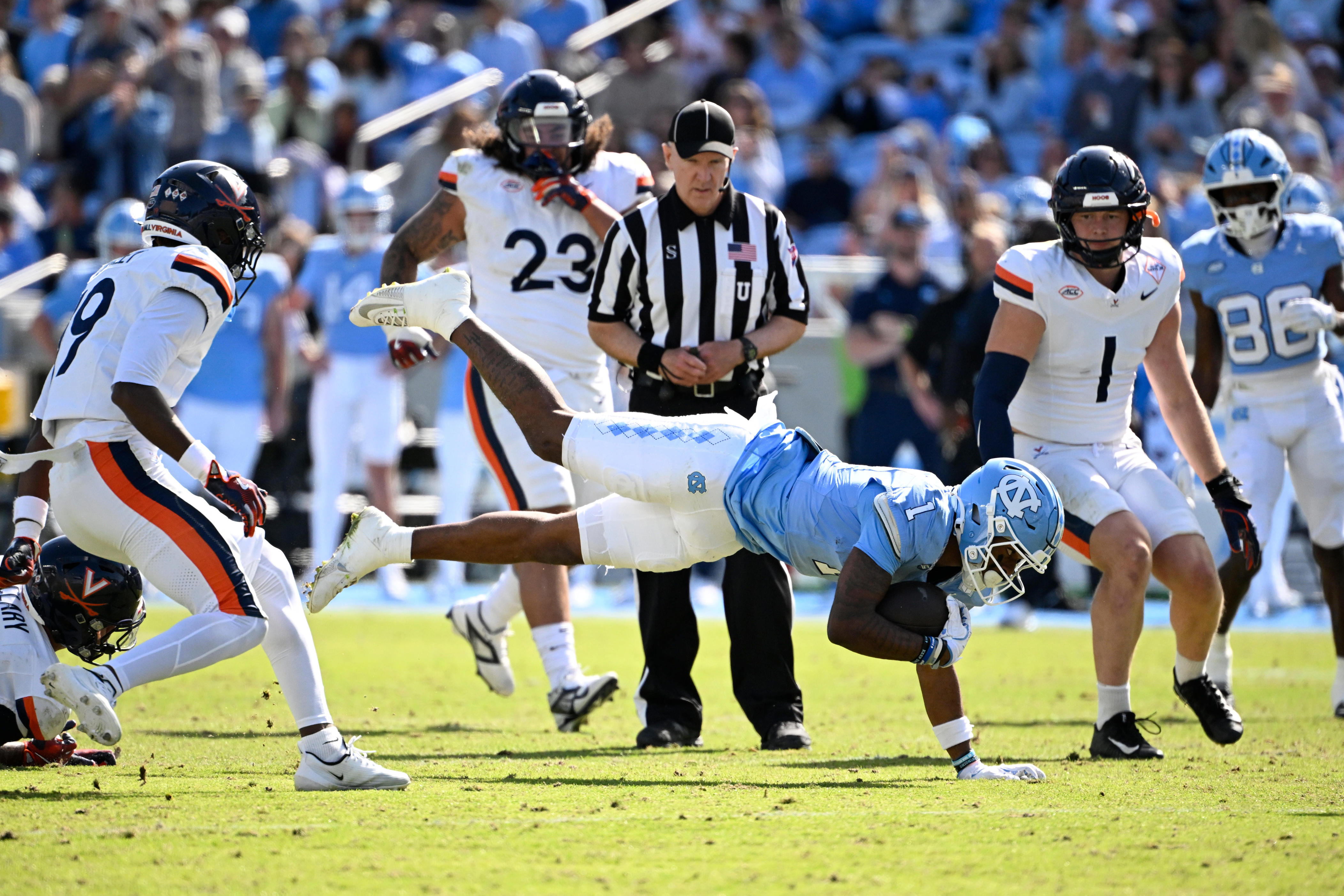 UNC football's 'No. 1 problem' in overtime loss to Virginia leads to ...