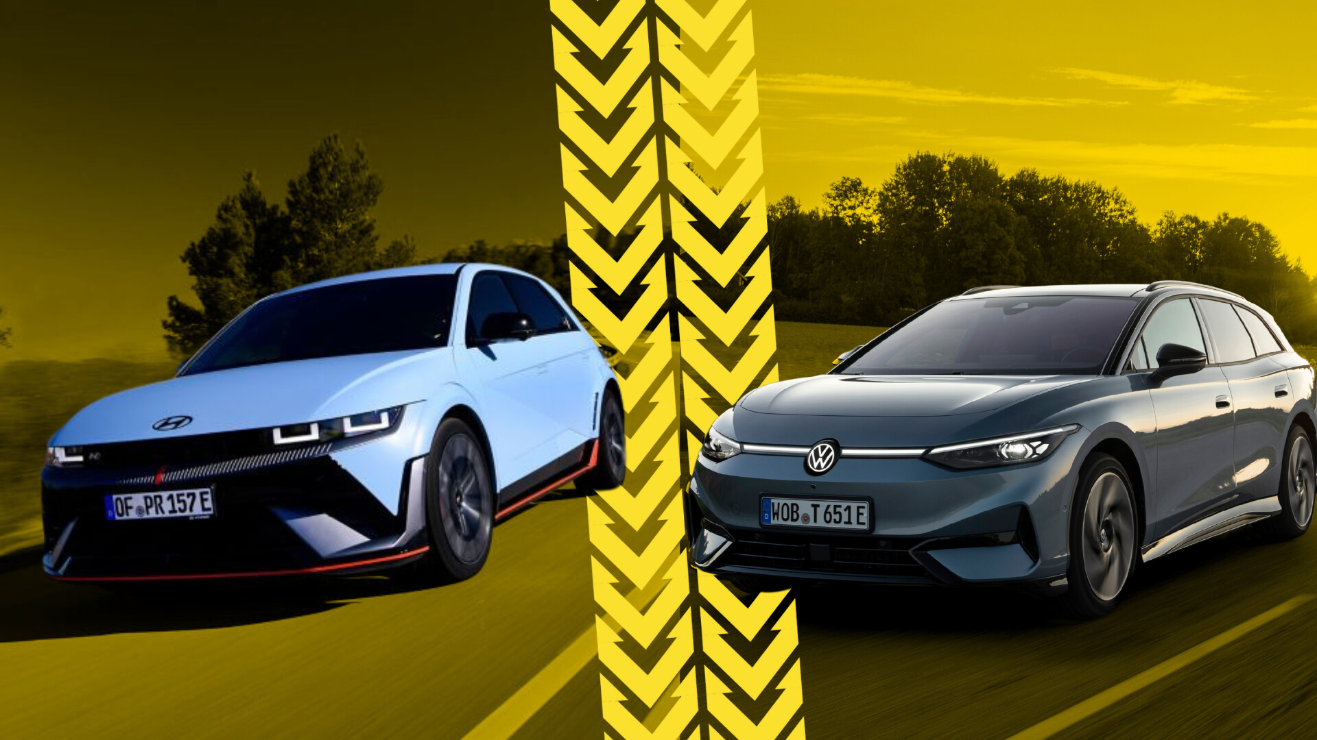 VW ID.7 Tourer vs Hyundai IONIQ 5 N, Confort électrique vs Performances