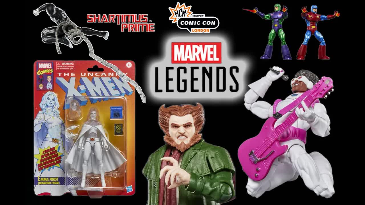 New Marvel Legends Spider-Man retro card wave Emma Frost and Sentinels ...