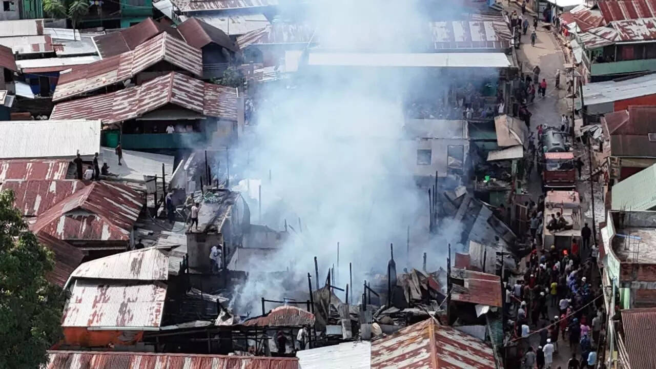 Assam Rifles quells fire in Manipur’s Tengnoupal dist, prevents disaster