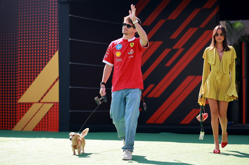 Charles Leclerc se compromete con Alexandra Saint Mleux, su bella novia ...