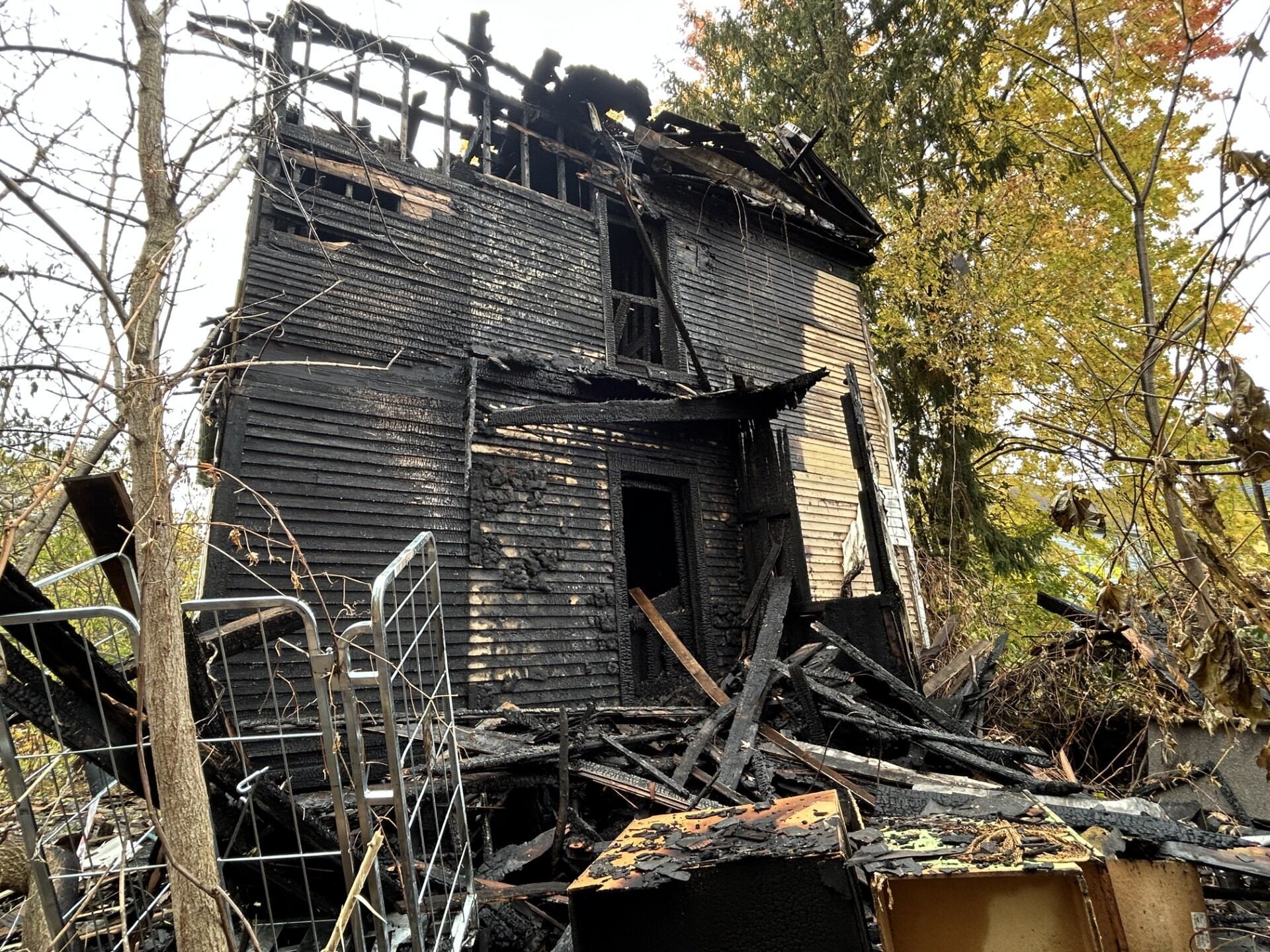 Fire damages vacant house in Syracuse; man arrested for interfering ...
