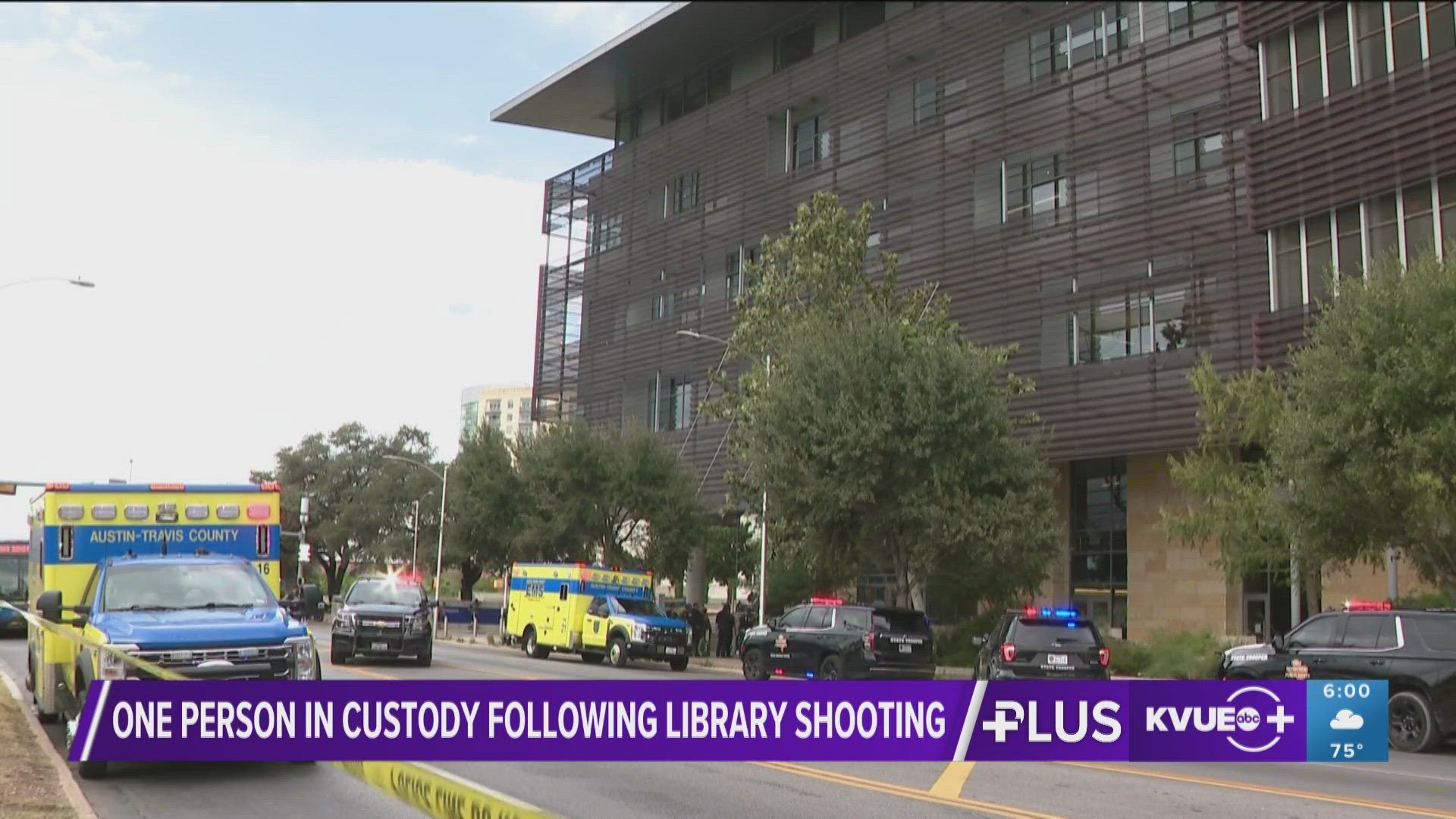 One person in custody following Austin Central Library shooting