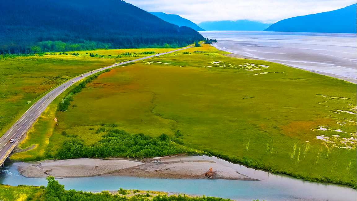 United States – Flying Over Turnagain Arm, Alaska