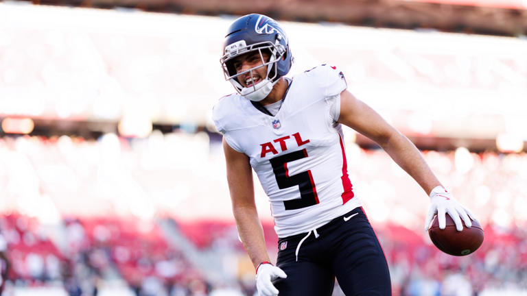 Falcons update WR Drake London to questionable with hip injury