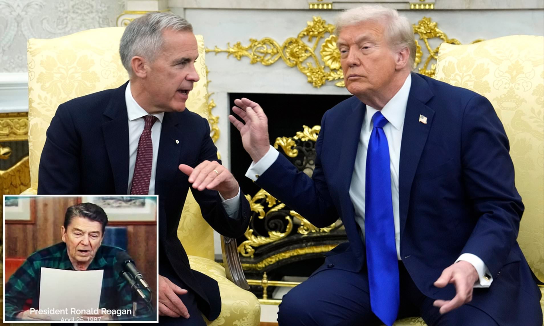 Trump hikes tariffs on Canada over 'fraudulent' Ronald Reagan ad