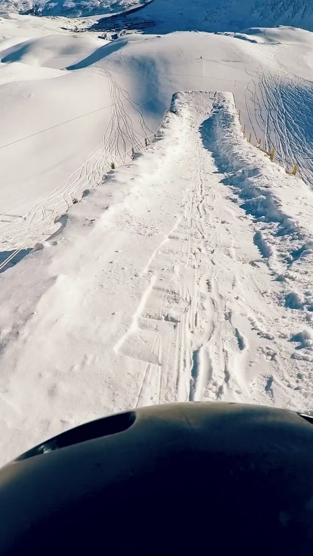 Jumping off a Ski Jump for the First Time