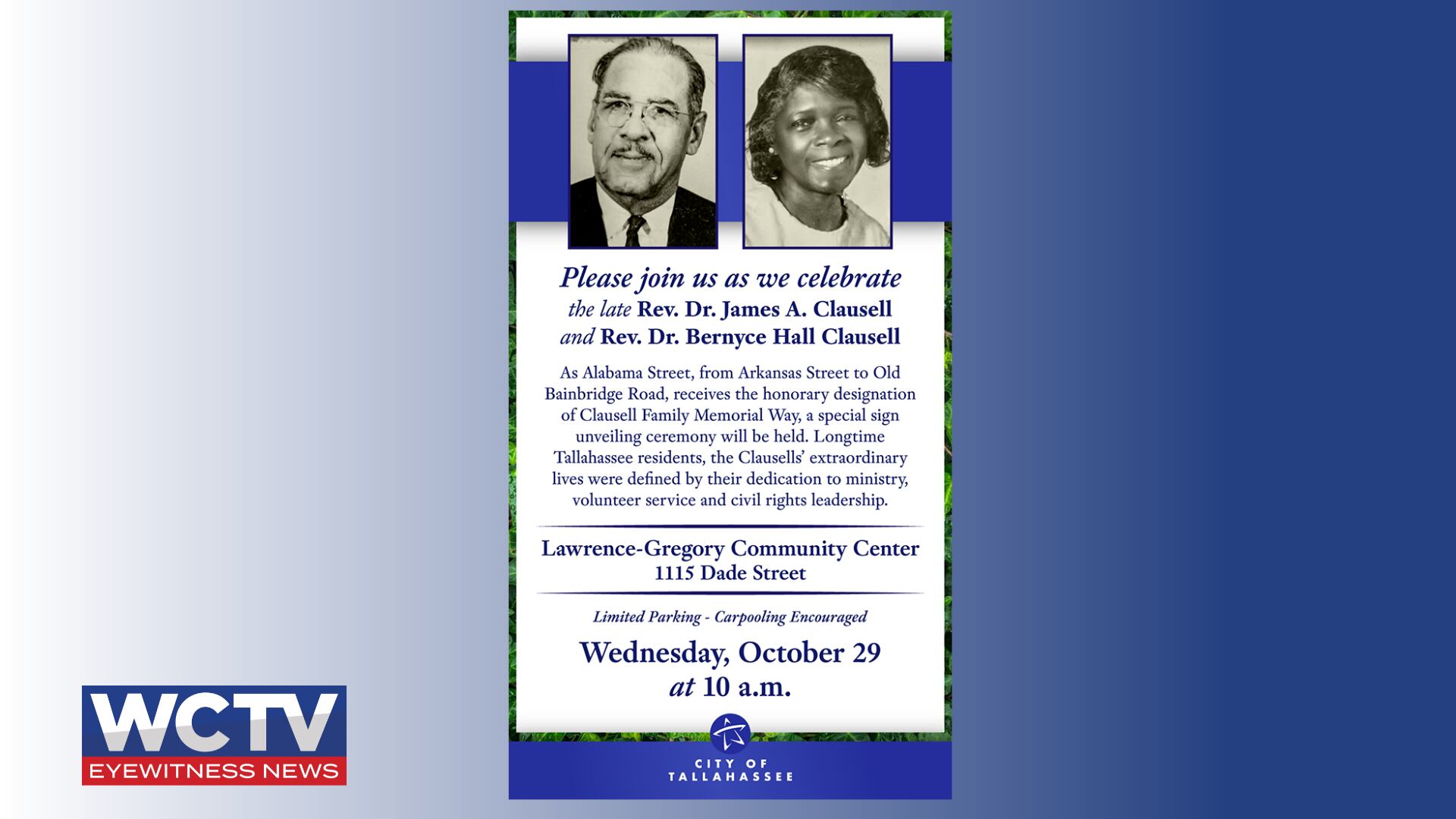 City of Tallahassee to designate street after Rev. Dr. James Aaron ...