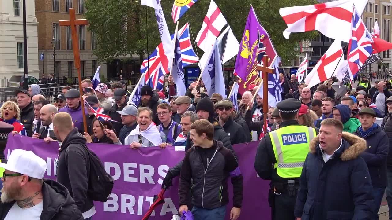 UKIP's Anti-Immigrant Protest: Tenconi Leads March Through London