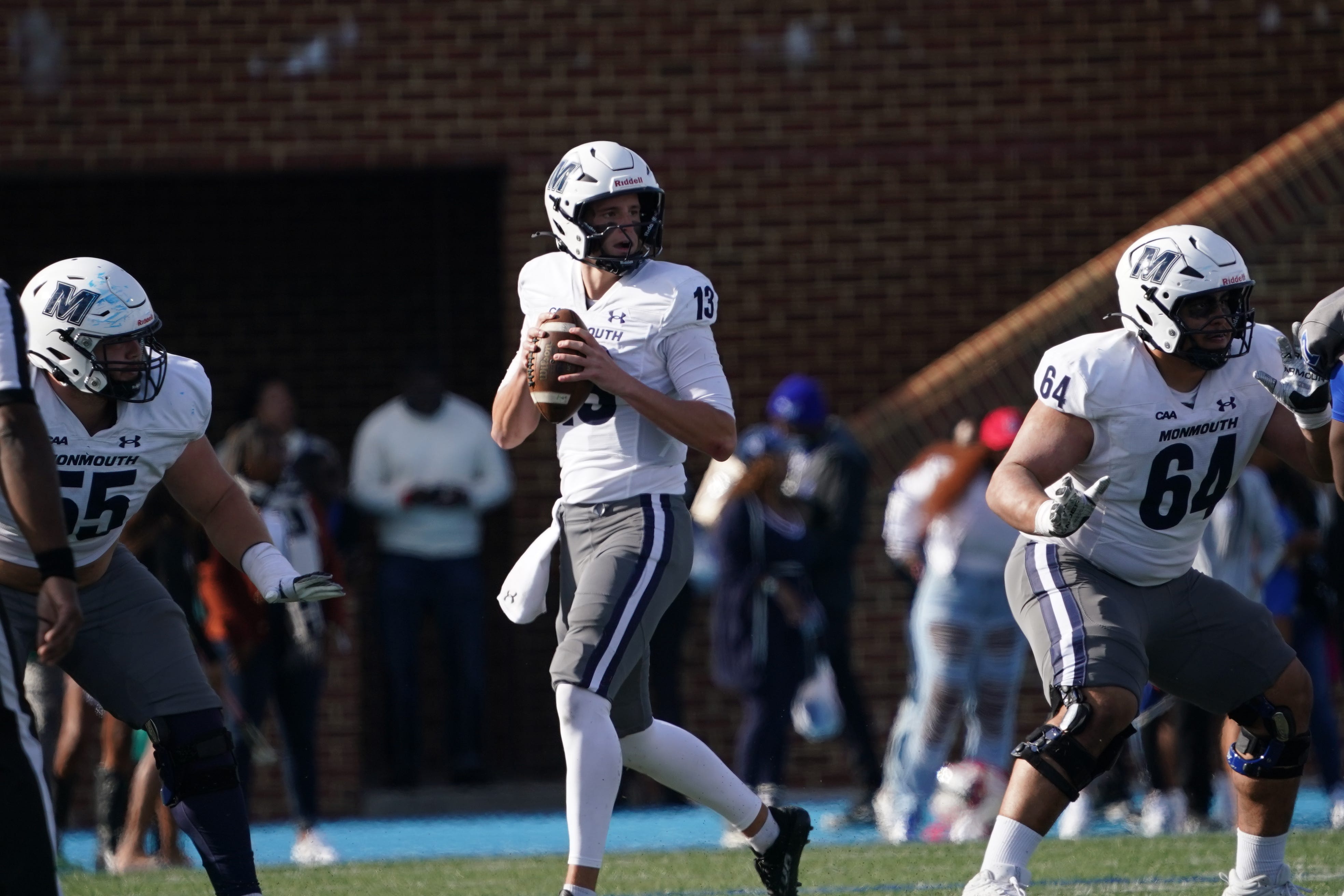 After home loss last week, Monmouth football responds with emphatic 63 ...