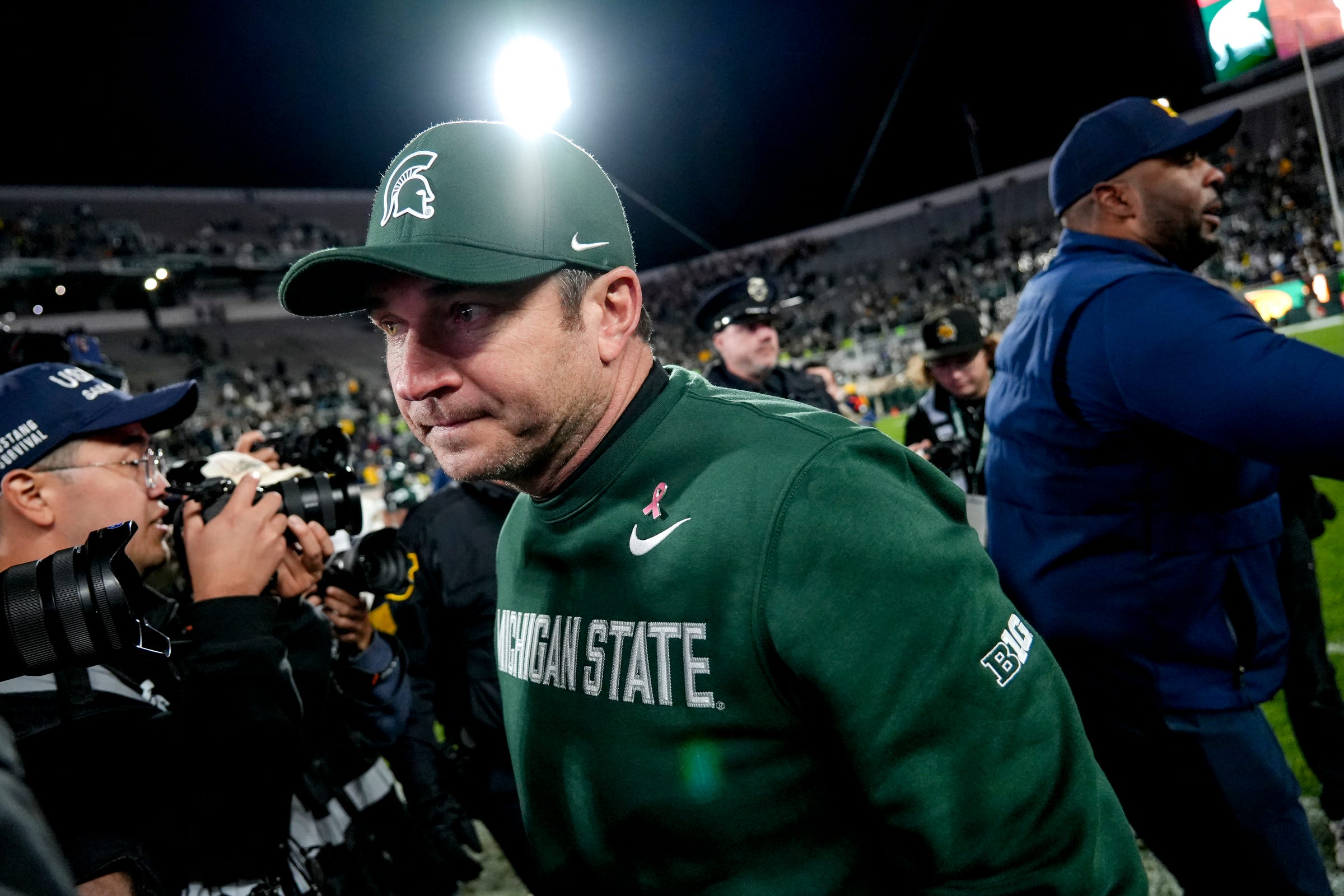 Michigan State football's Jonathan Smith on tenuous tenure: 'I love ...