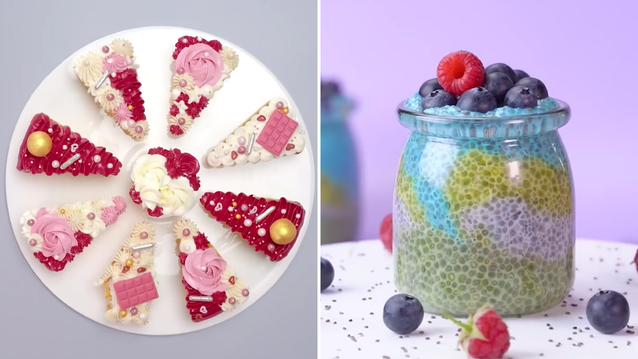 Versierde Taartpunten en Chia Parfait