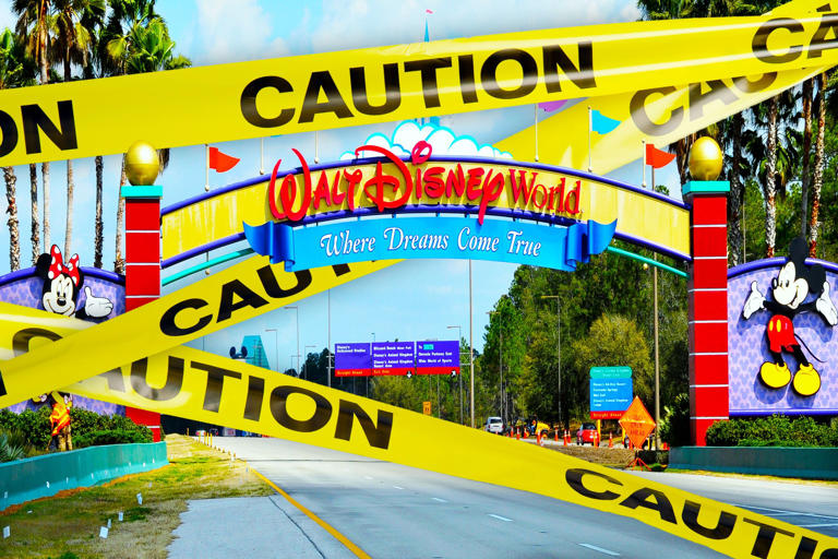 Disney World is unrecognizable as park suddenly shuts down attractions ...