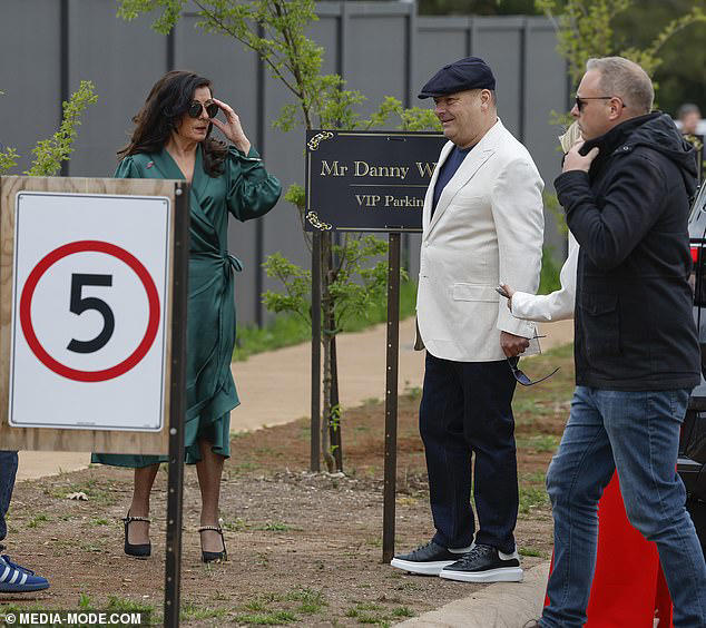 Serial buyer Danny Wallis arrives for auction day at The Block
