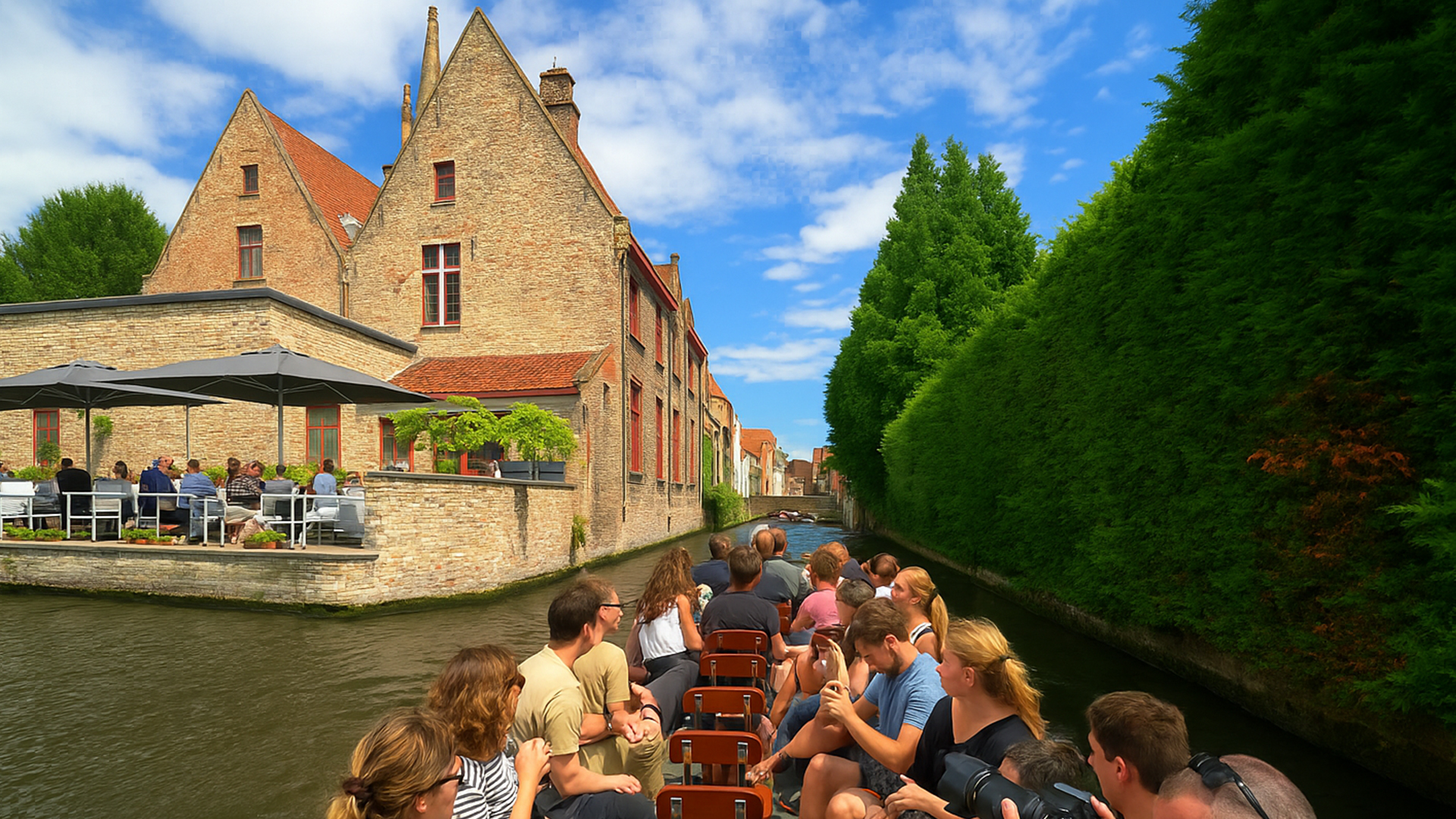 Boottocht door het schilderachtige Brugge