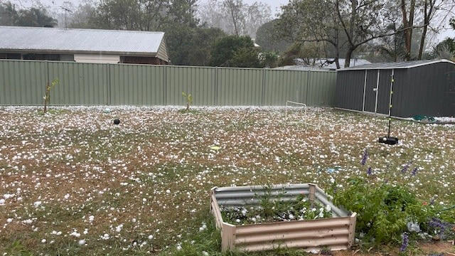 Large hail and strong winds as severe thunderstorm hits south-east ...