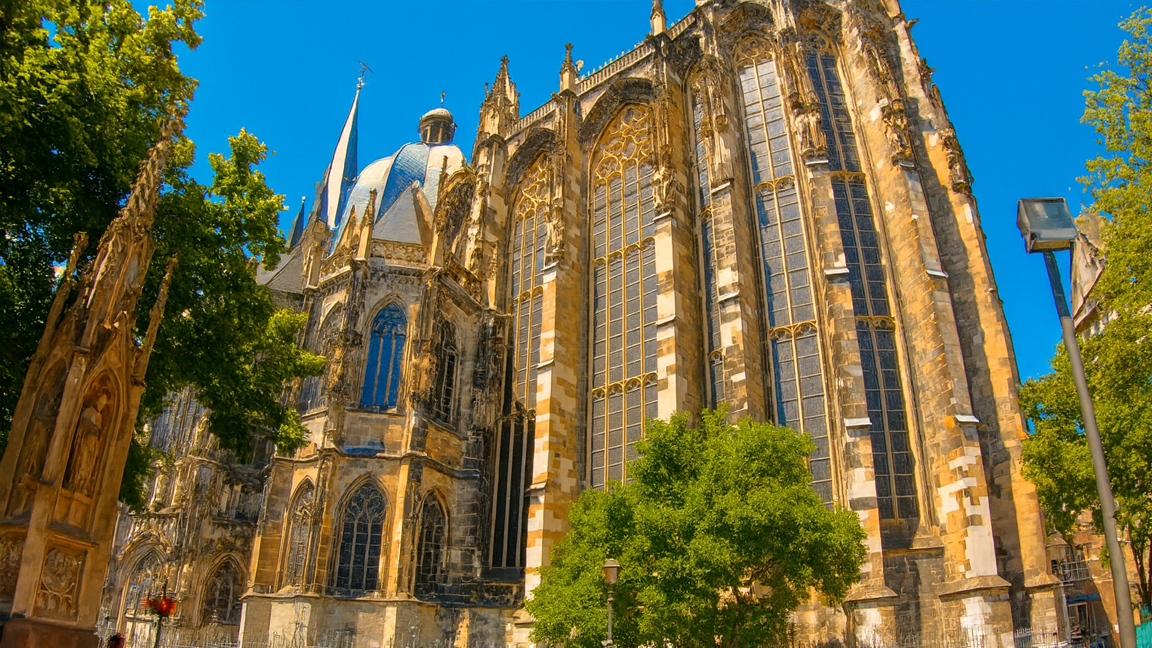 Gåtur gennem Aachen centrum