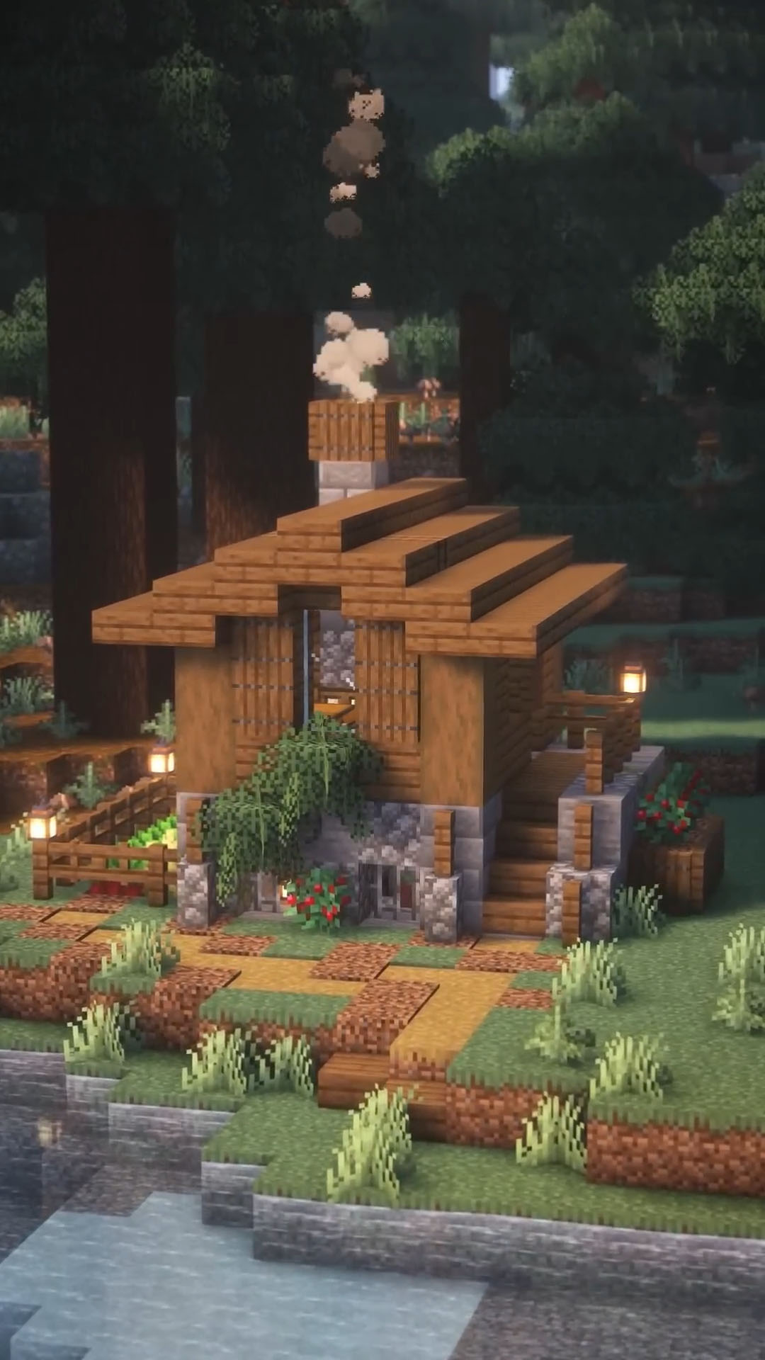 Simple Minecraft Starter House Build