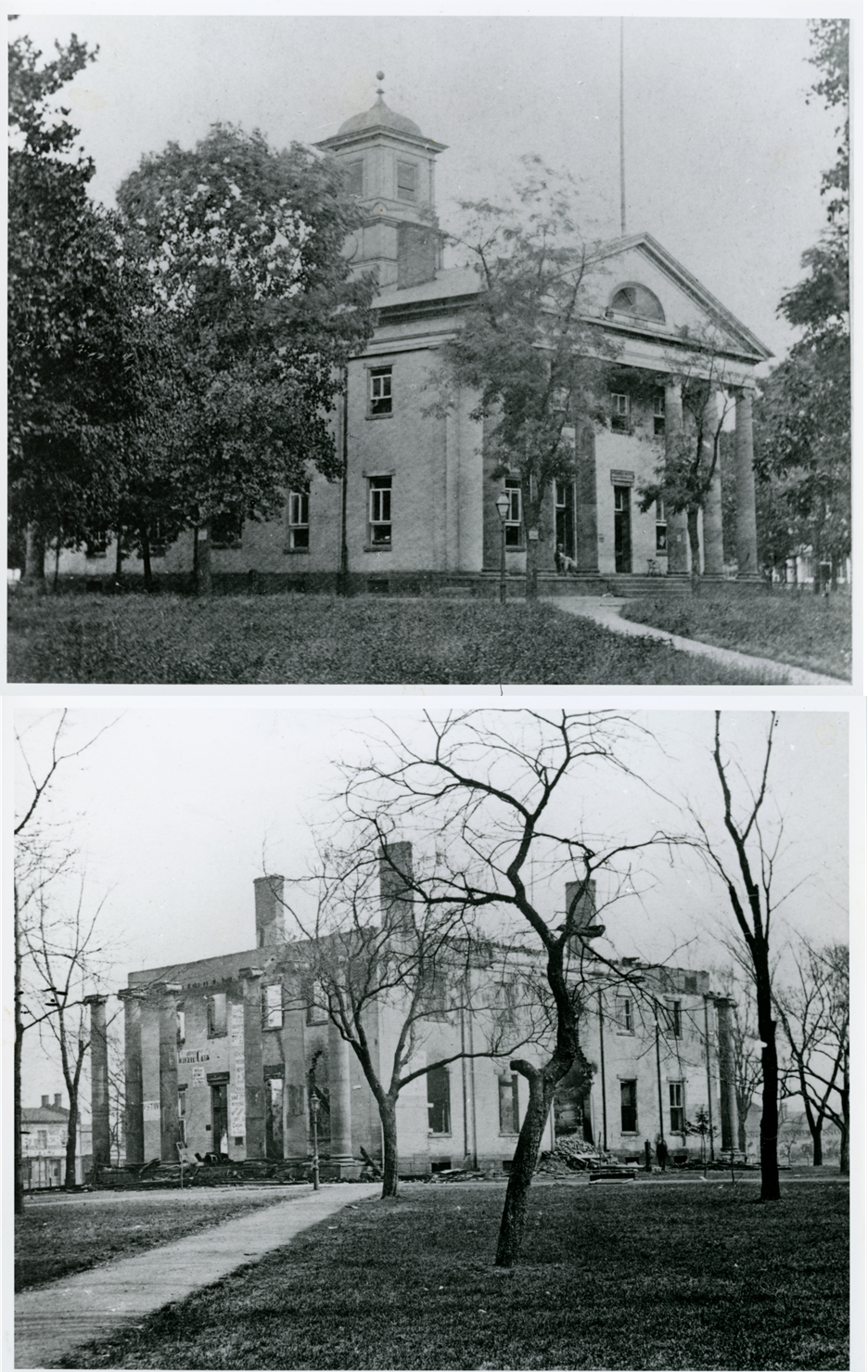 In 1875, a fire spread through downtown Newark's third courthouse ...