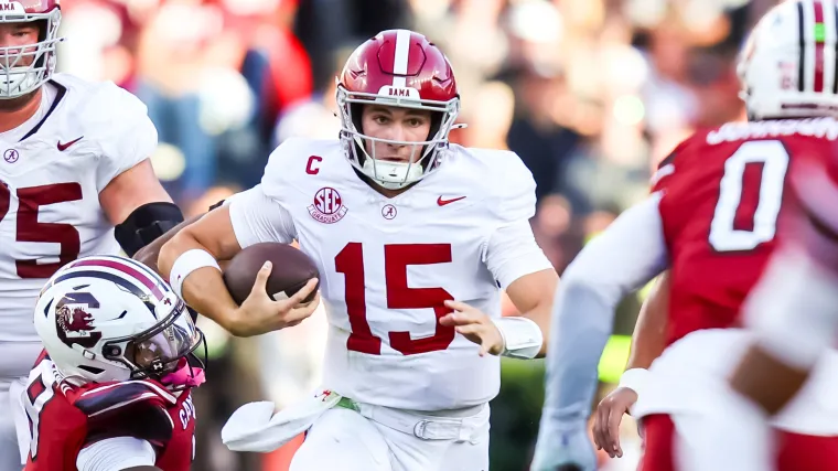 Ty Simpson done at Alabama after one season as starting quarterback