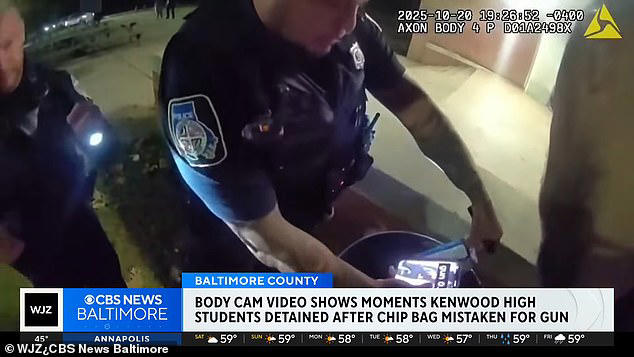 Student handcuffed by cops after AI mistook bag of Doritos for weapon