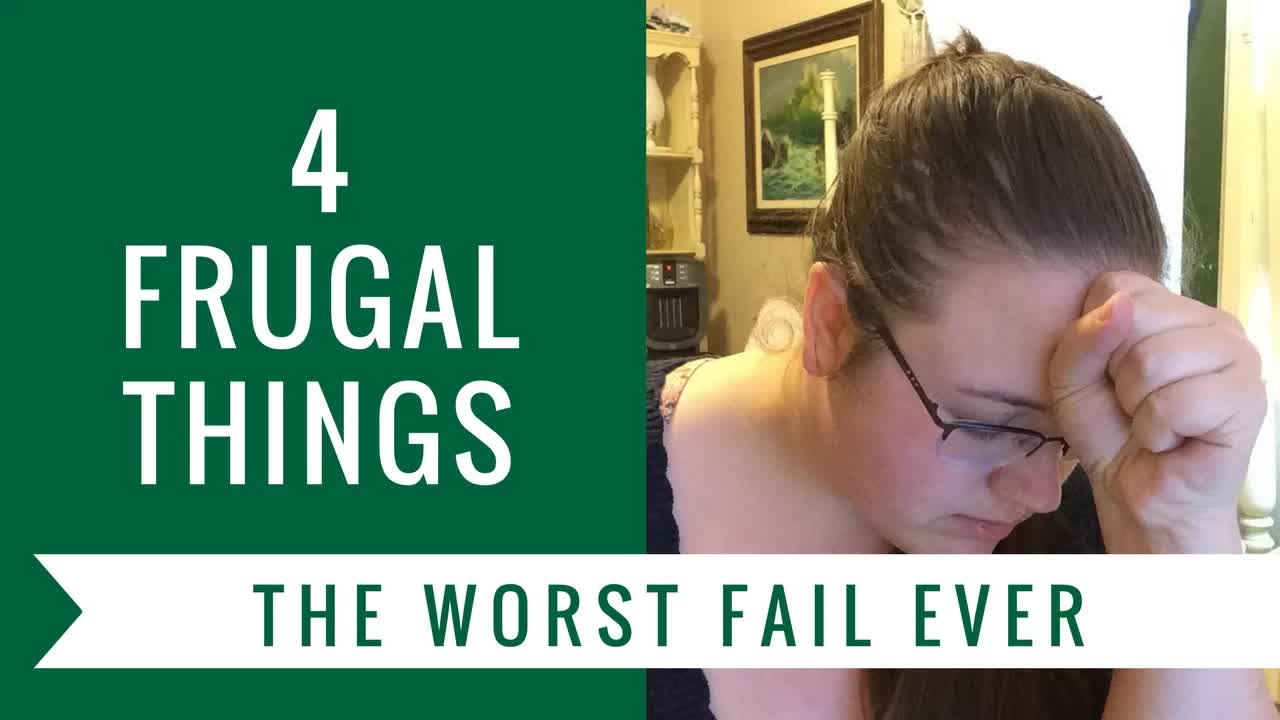 My dumbest fail ever | Frugal things -$7,450