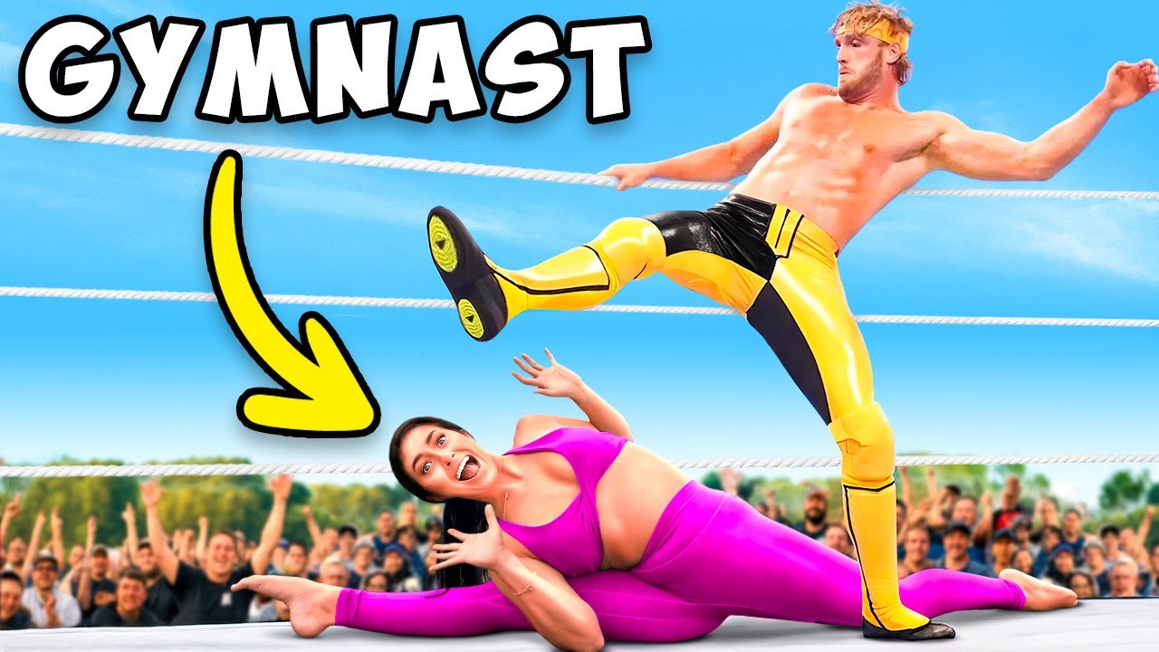 Gymnast Attempts WWE's Most Dangerous Moves