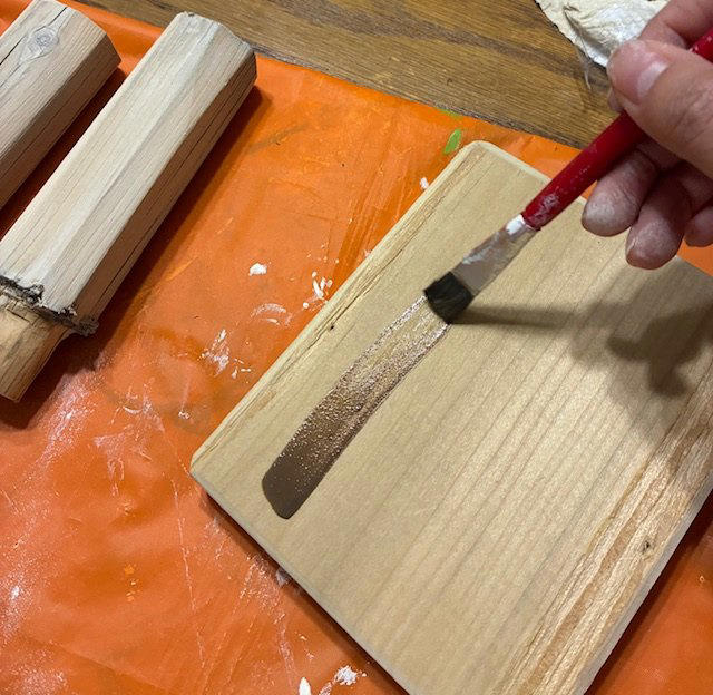 Wooden Block Scarecrow