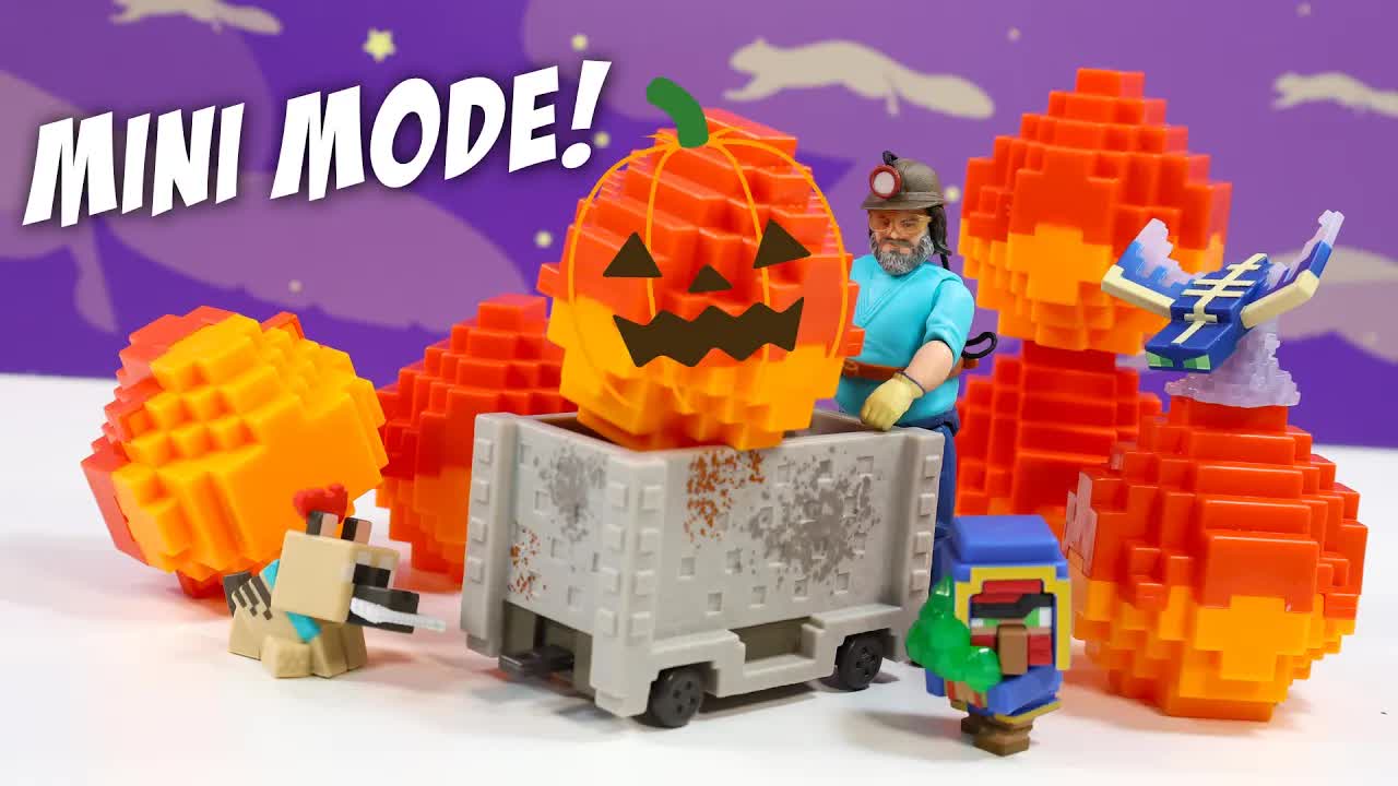 Minecraft Mini Mode Minifigures Lava Eggs Collected by Steve in ...