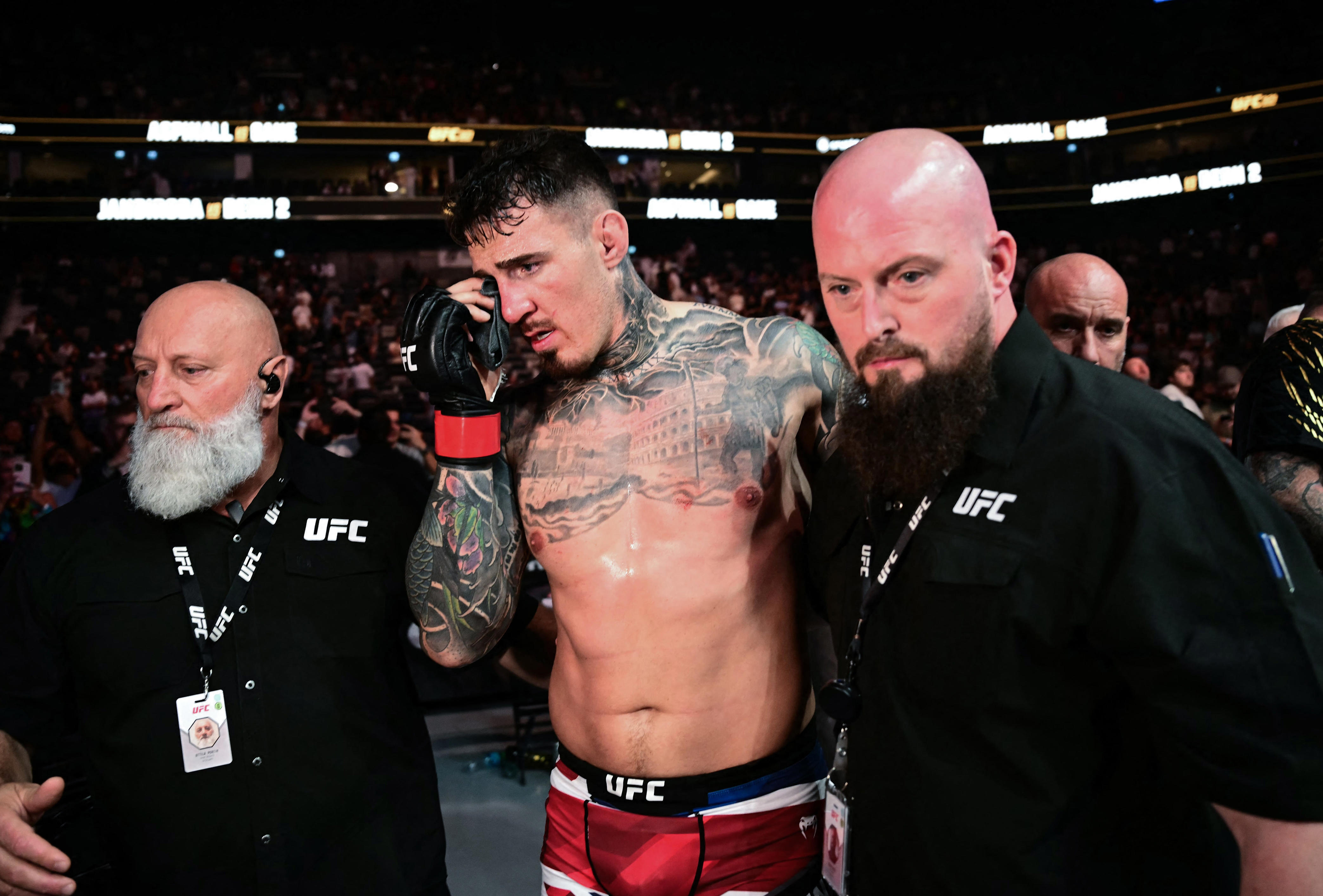 Tom Aspinall irked by Dana White's comments regarding UFC 321 eye poke