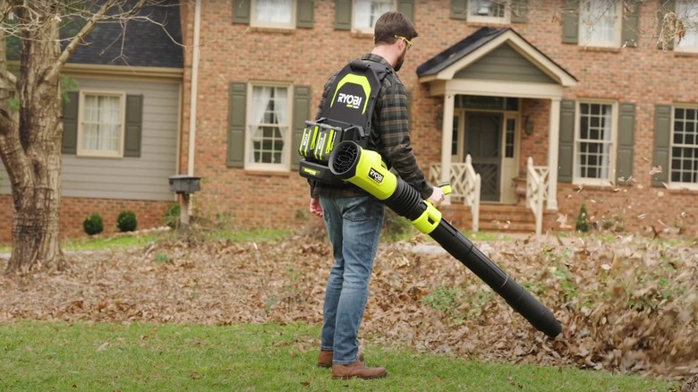 The Ryobi Backpack Blower Users Say You'll Be Using All Fall Long