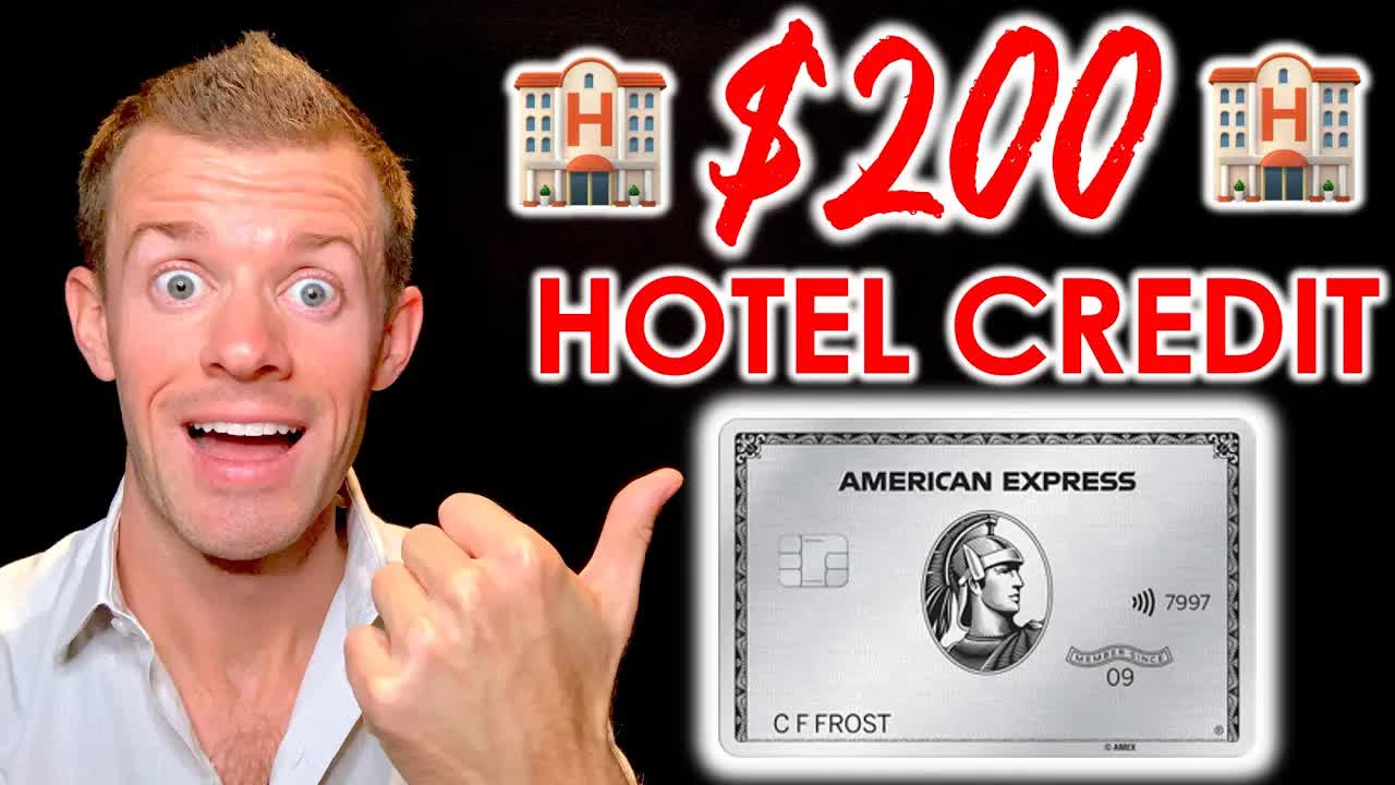 Amex Platinum $200 hotel credit (step by step tutorial)