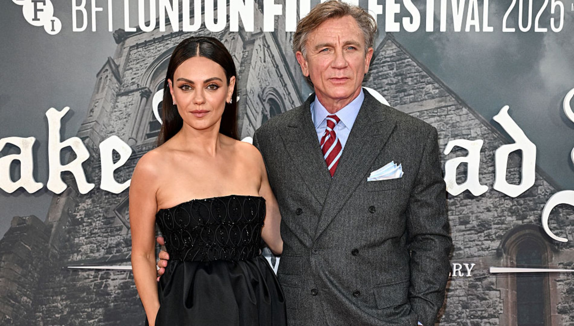 Red carpet: Mila Kunis and Daniel Craig shone at the premiere