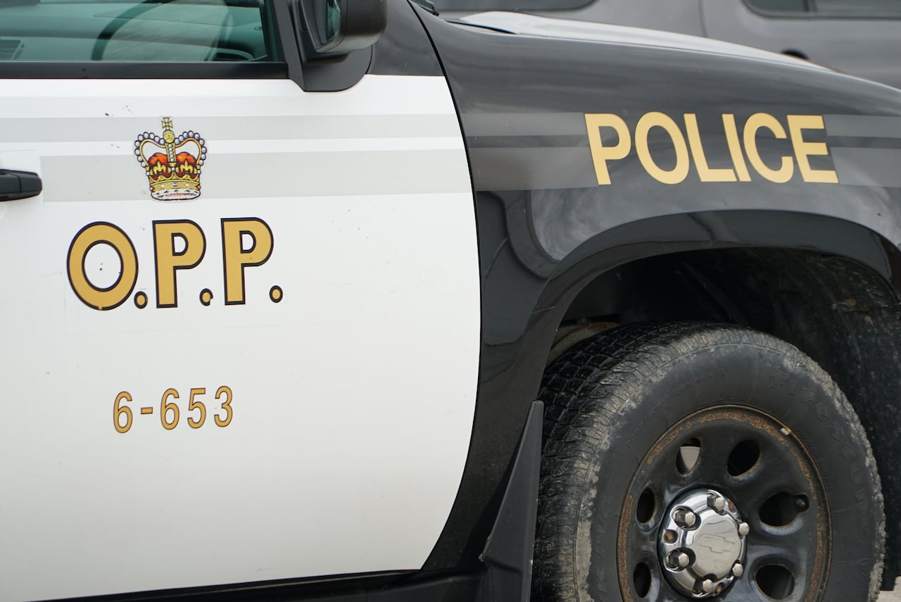 Child among 4 seriously injured in collision involving OPP vehicle