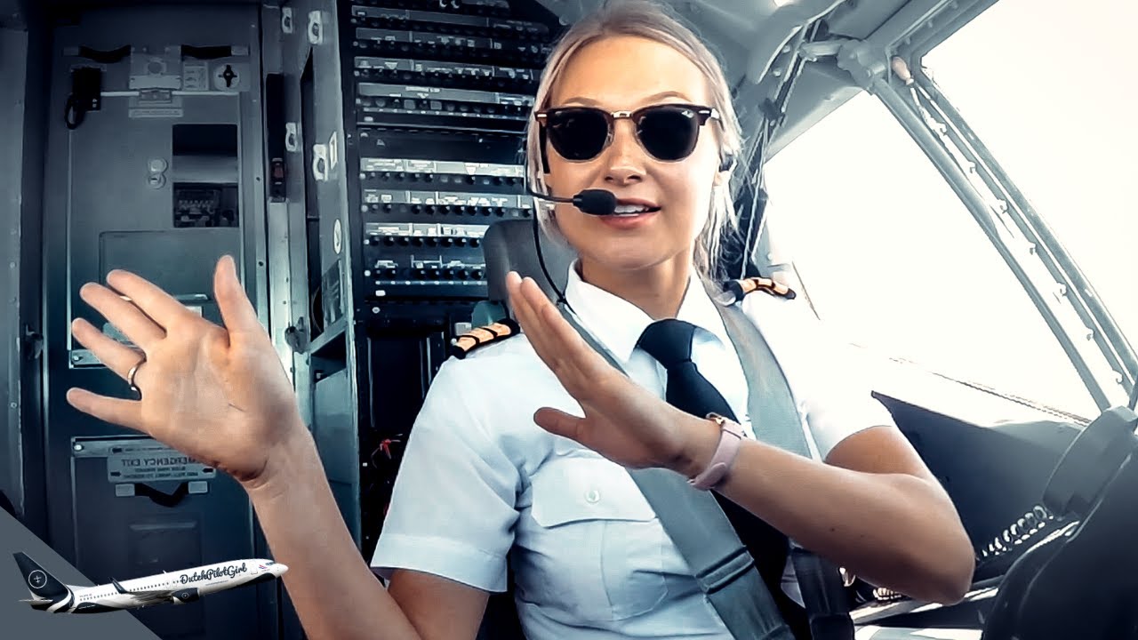 Cockpit view take off & landing