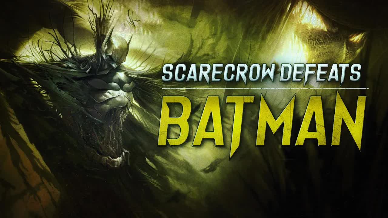 Scarecrow defeats Batman