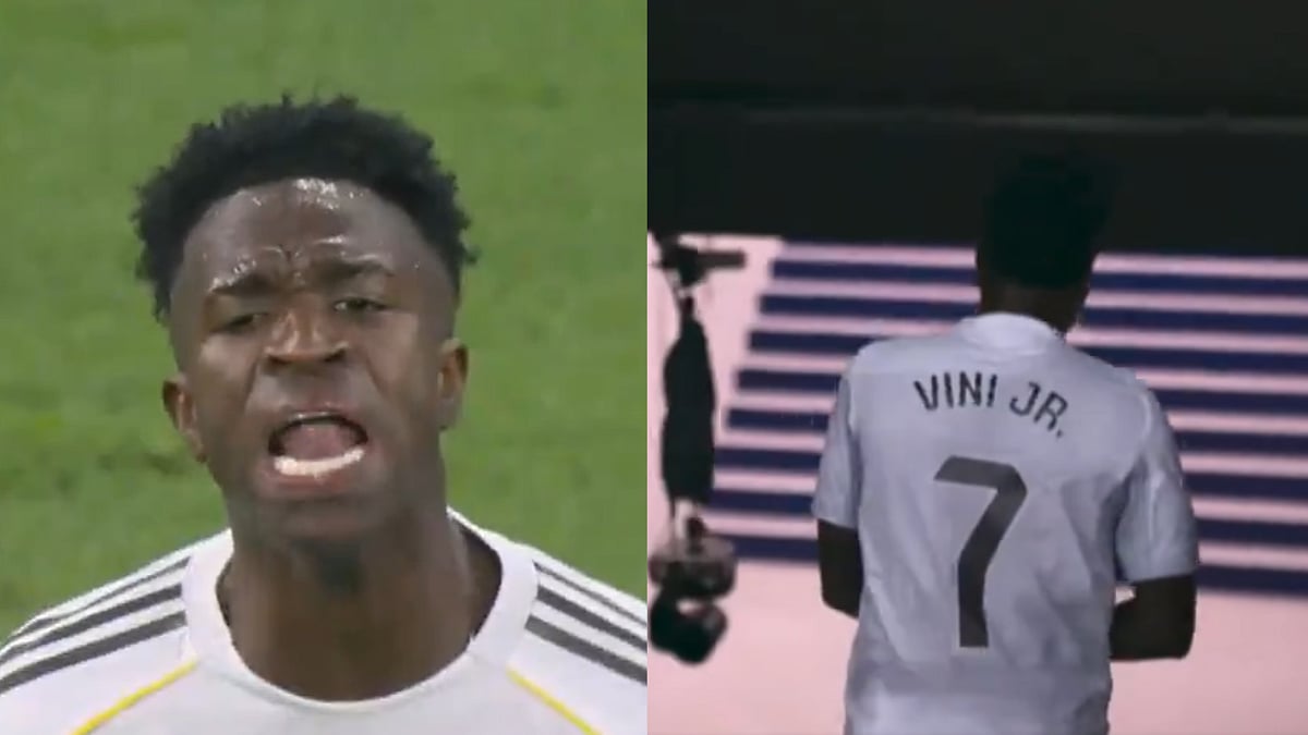 Dramatic Scenes! Vinicius Junior Walks Off Fuming After Substitution ...