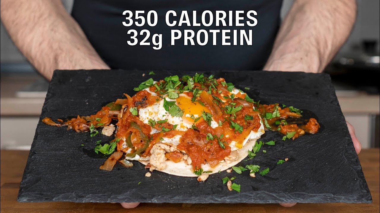 I made huevos rancheros with 32g protein 🍳