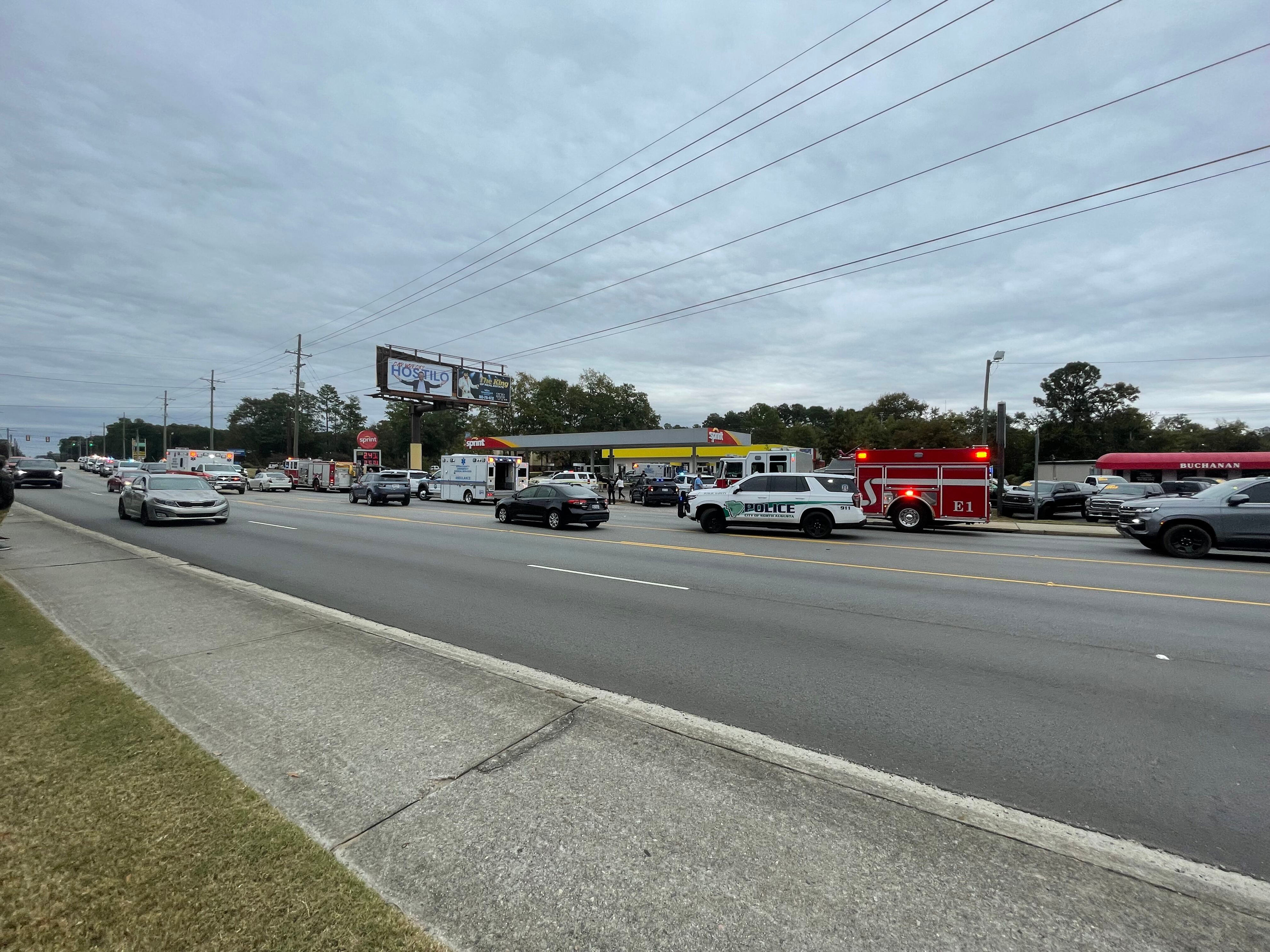 Big police presence on Edgefield Road in North Augusta