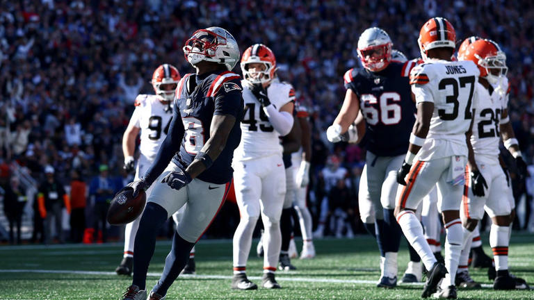 Patriots rout Browns in Week 8 on 3-touchdown day by Drake Maye